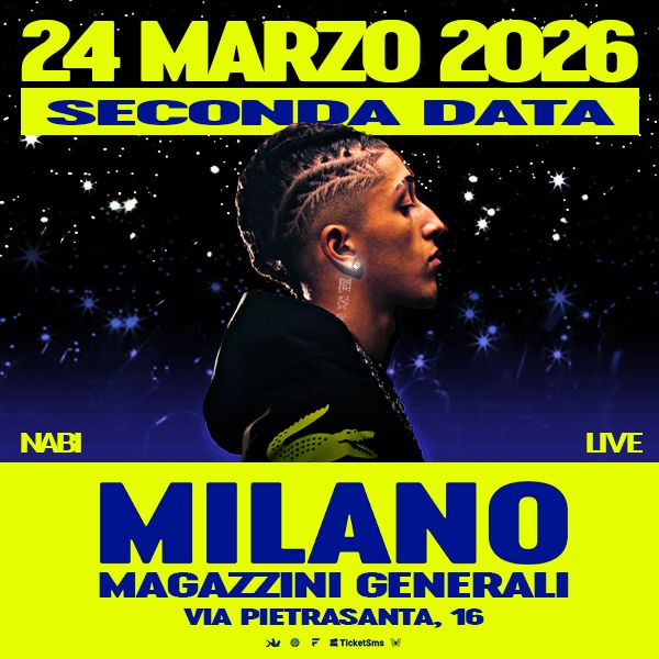 Biglietti Nabi - Live - Milano - Magazzini Generali - 24/03/2026 ...